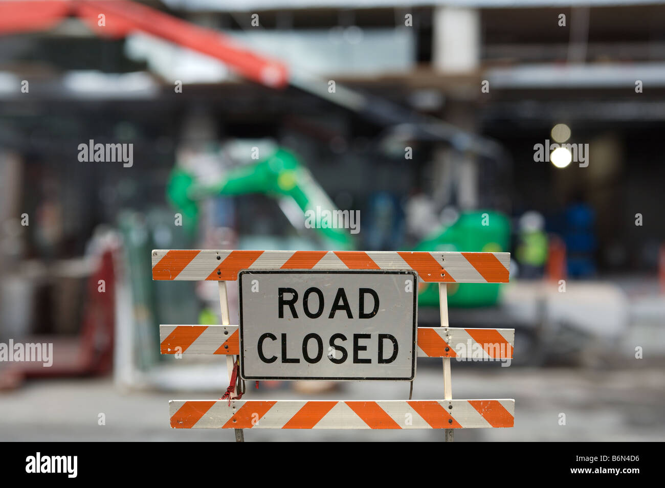 road closed traffic sign Stock Photo - Alamy