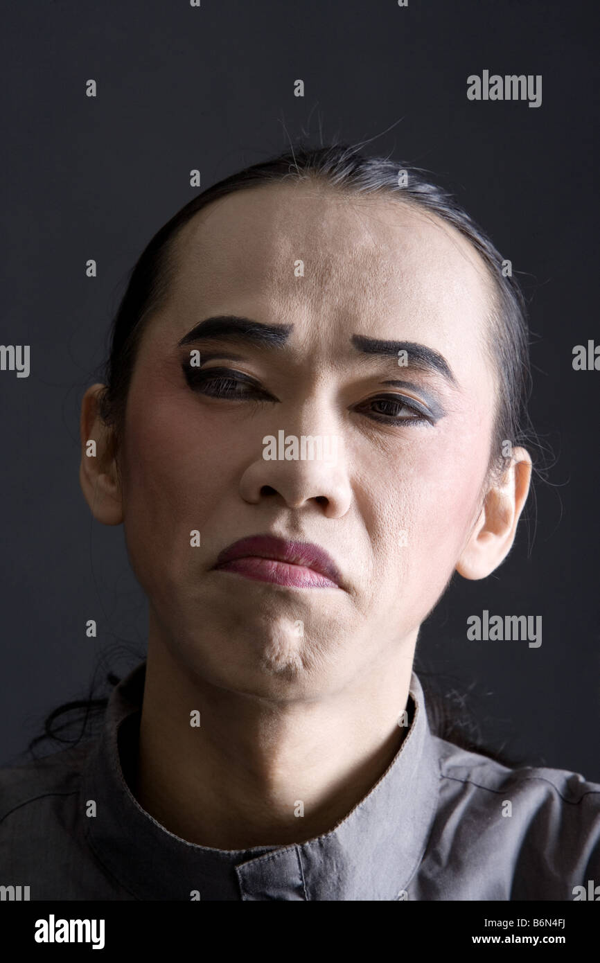 Stage singer performer chinese man in black hi-res stock photography ...