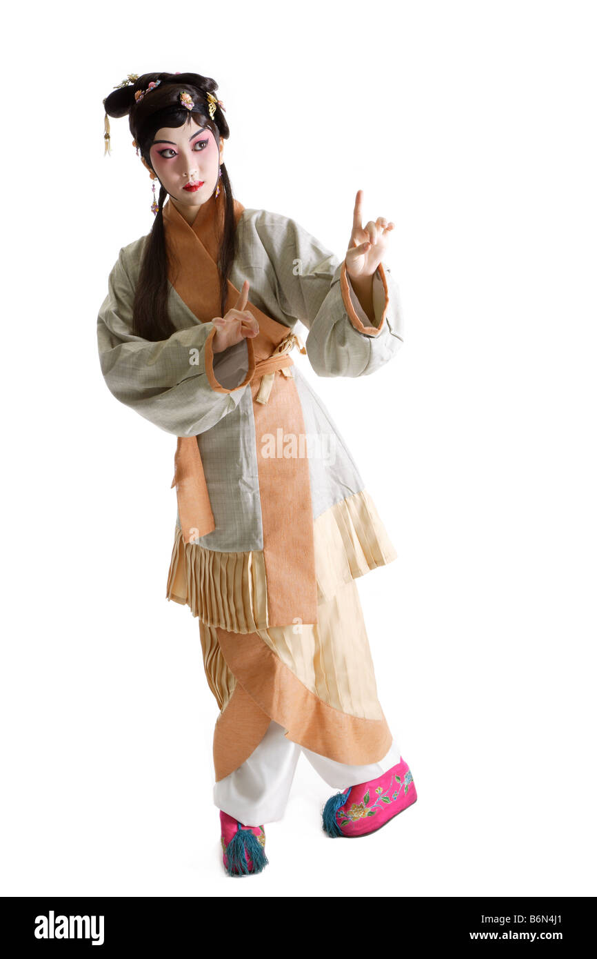 Chinese traditional opera character posing Stock Photo - Alamy