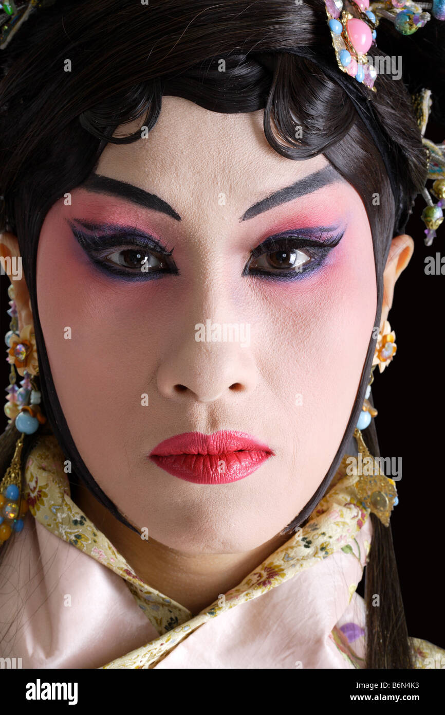 Chinese traditional opera character posing portrait Stock Photo - Alamy