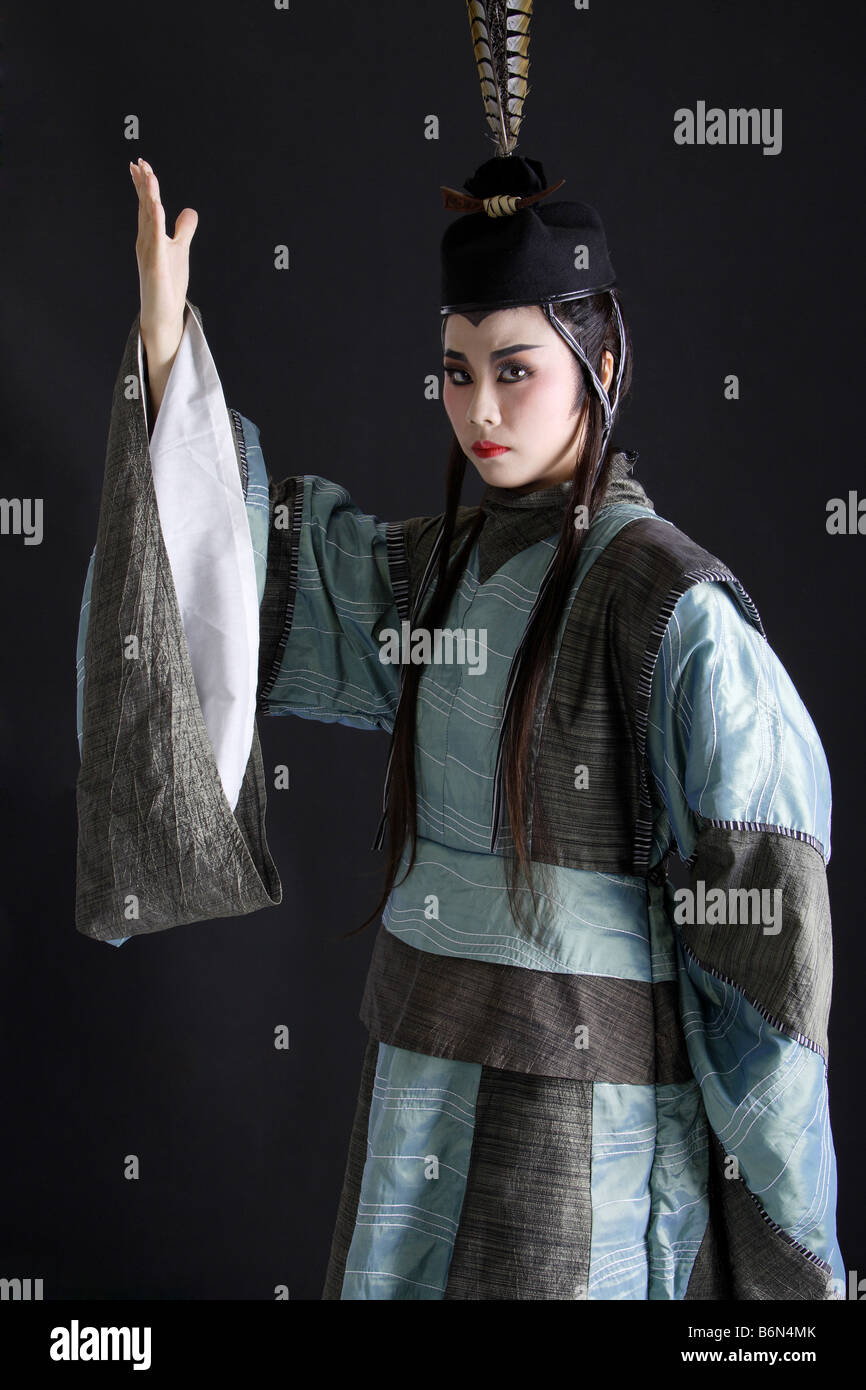 Chinese traditional opera character posing Stock Photo - Alamy