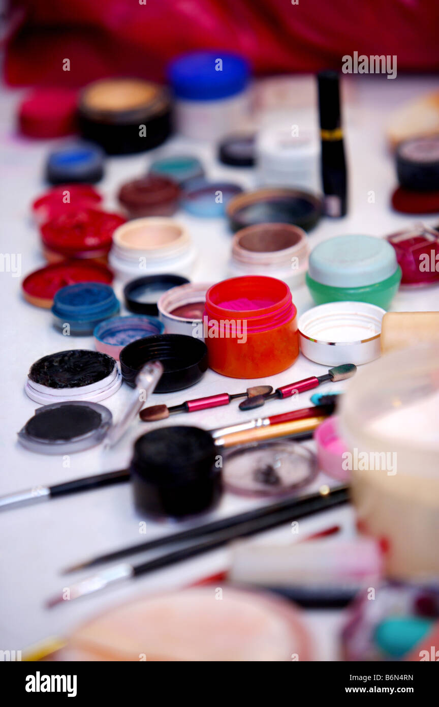 Make up material for opera performance Stock Photo - Alamy