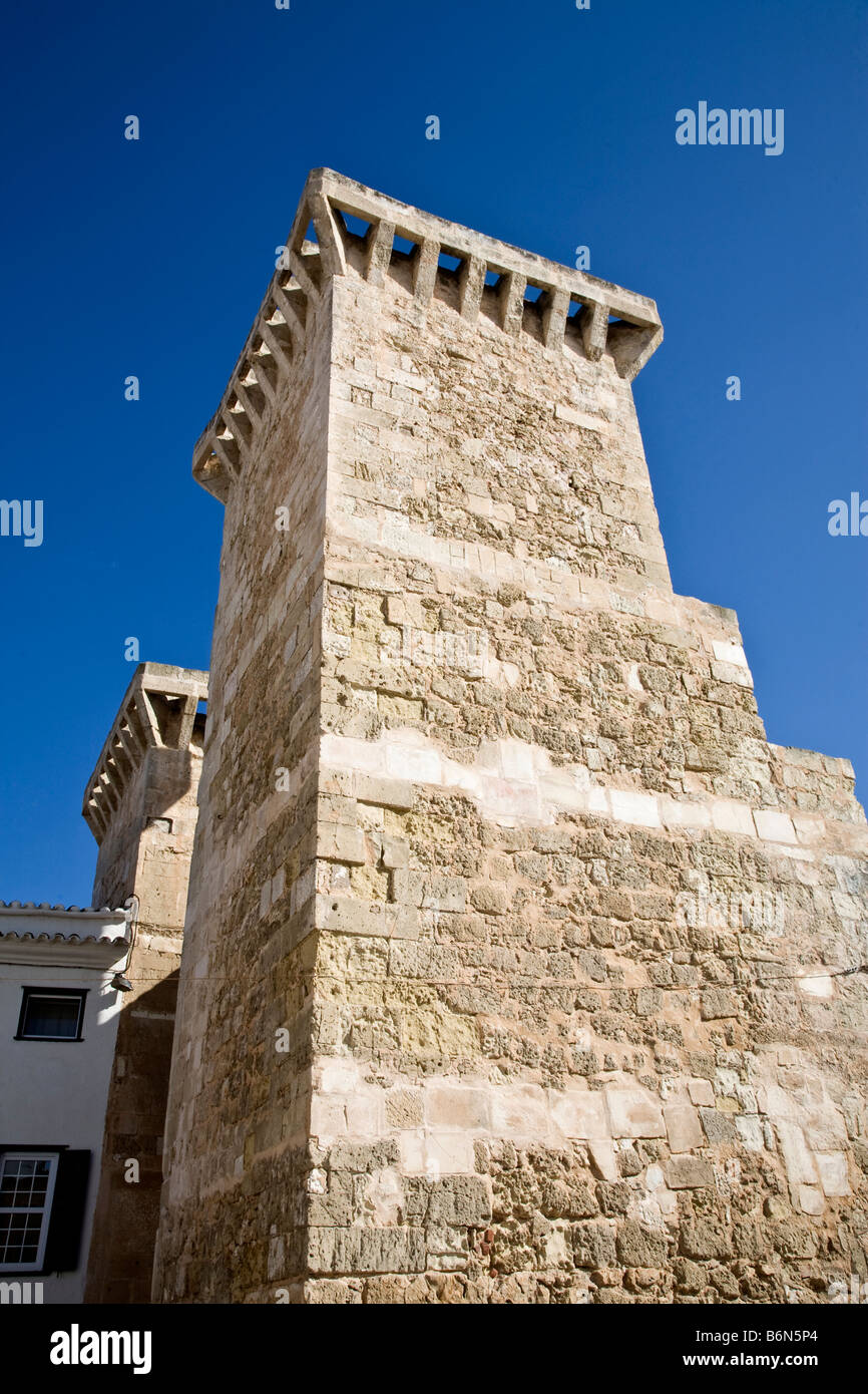 San Roc medieval gateway in Mao, Menorca Stock Photo - Alamy