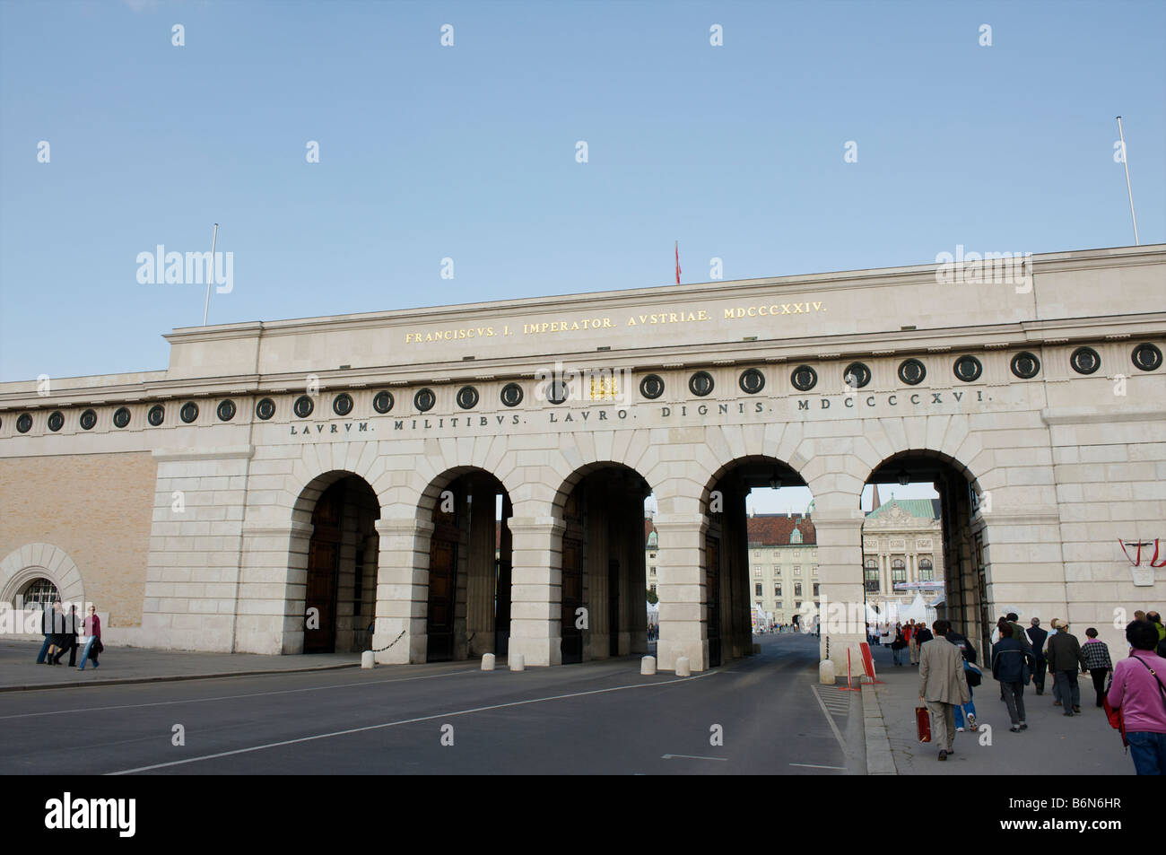 Gate to the Hofburg Vienna Austria Stock Photo - Alamy