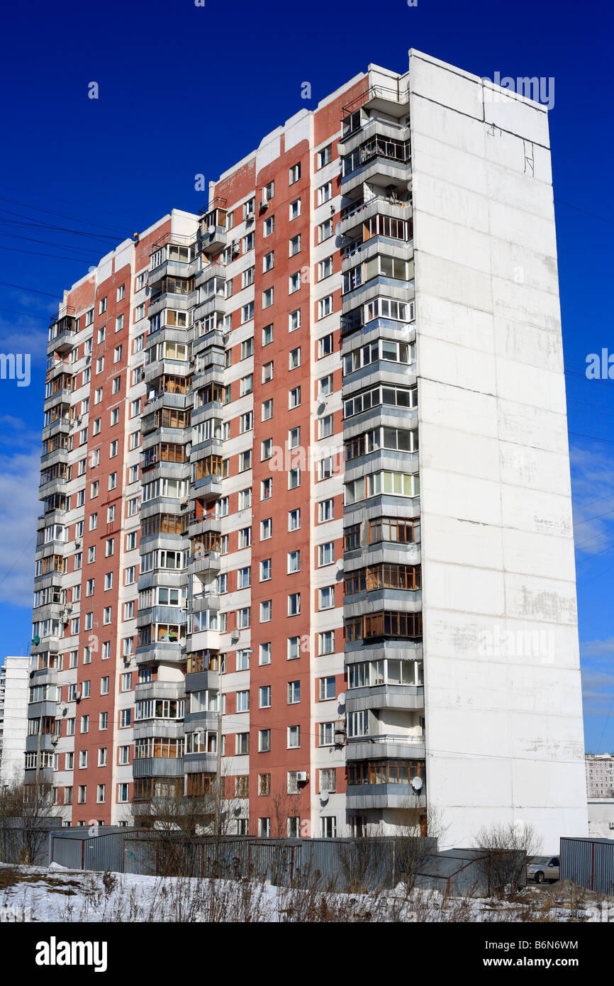 1980s apartment buildings, Moscow, Russia Stock Photo - Alamy