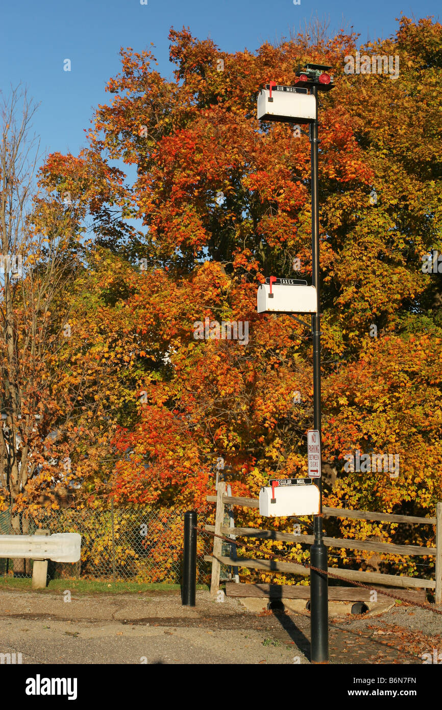 Fall mail box hi-res stock photography and images - Alamy
