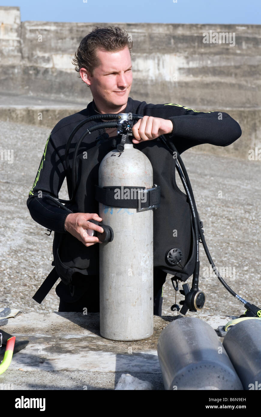 Scuba diving man not fish hi-res stock photography and images - Alamy