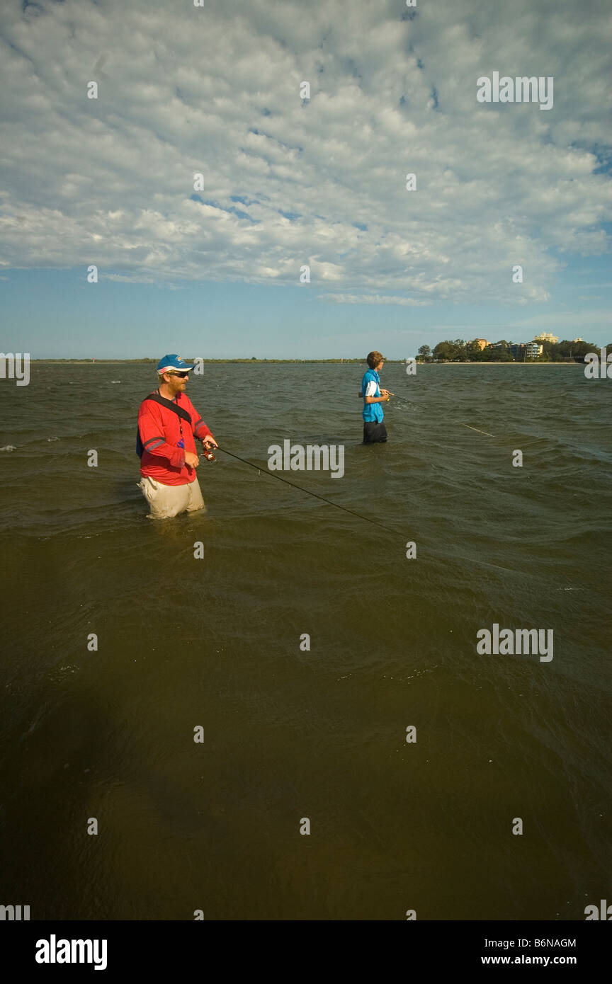 fishing in Maroochy river Queensland Stock Photo - Alamy