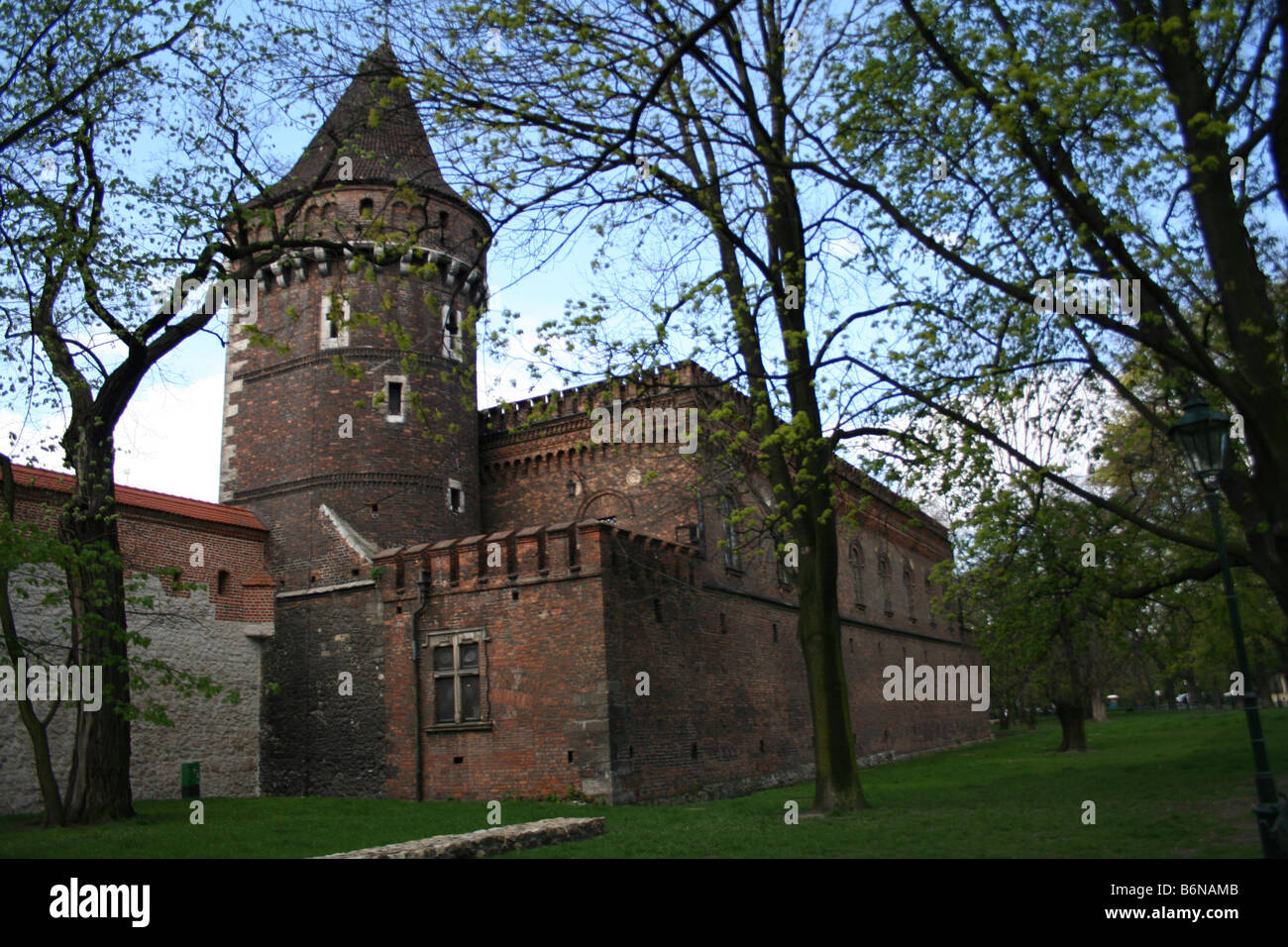Barbakan castle, Krakow, Poland Stock Photo - Alamy