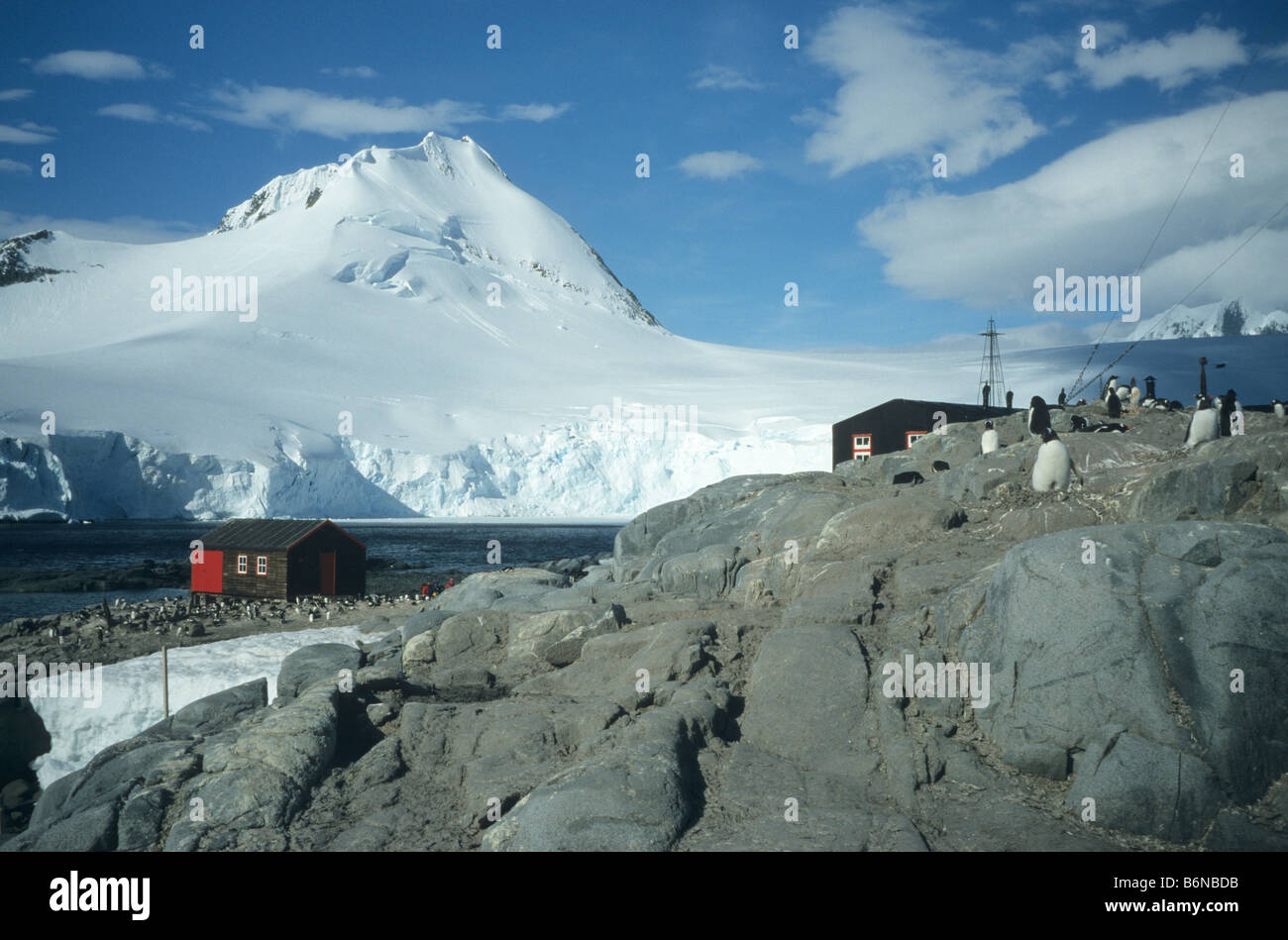 The former British science base at Port Lockroy, Antarctic Peninsular ...
