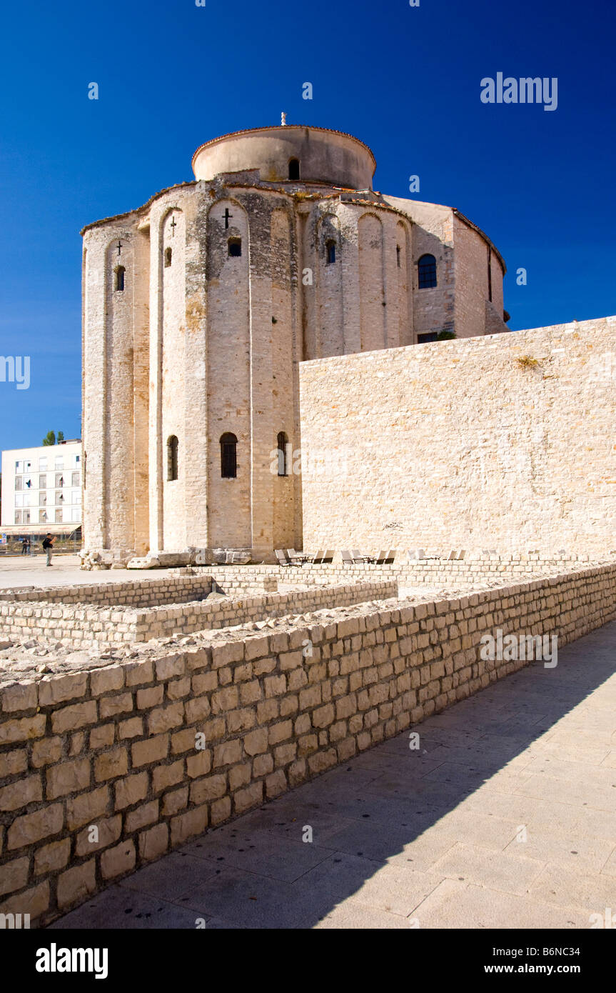 The church of St Donat in Zadar Croatia Stock Photo - Alamy