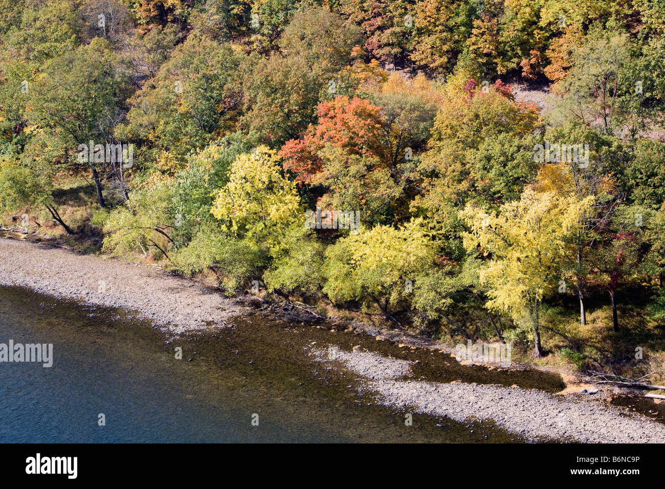 The Delaware River Pennsylvania shot in early autumn Stock Photo - Alamy