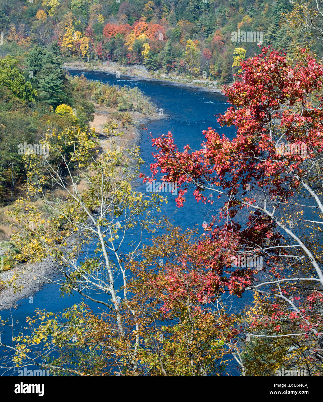 The Delaware River Pennsylvania shot in early autumn Stock Photo - Alamy