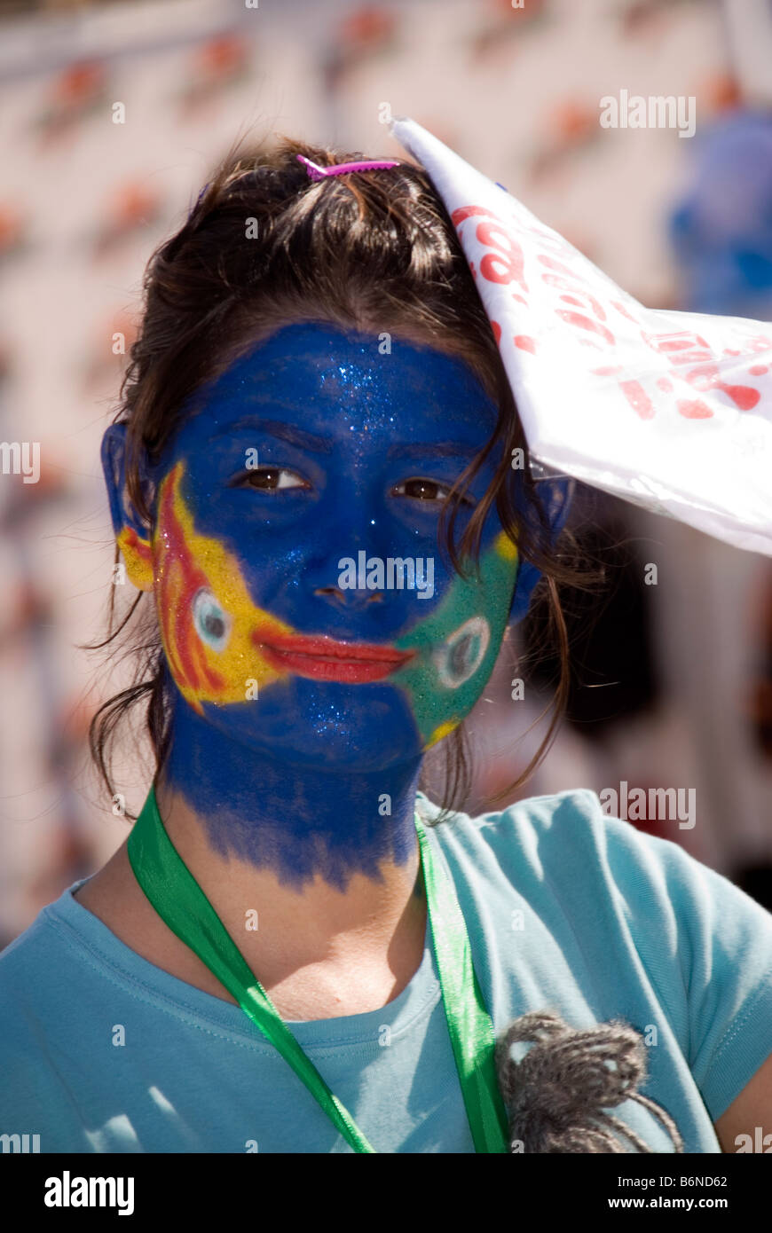 makeup at beirut marathon 2008 lebanon Stock Photo - Alamy