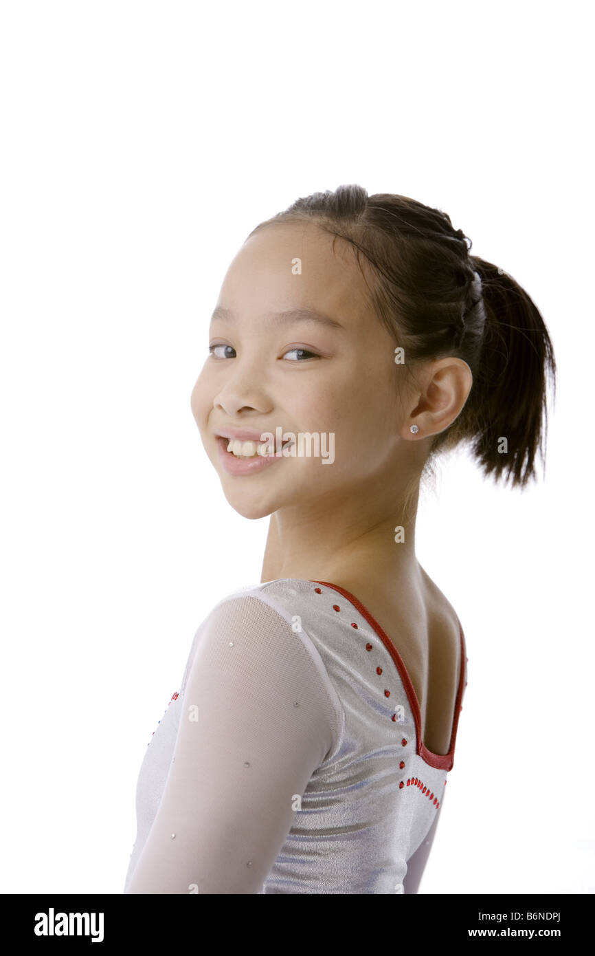 Young gymnast portrait Stock Photo - Alamy