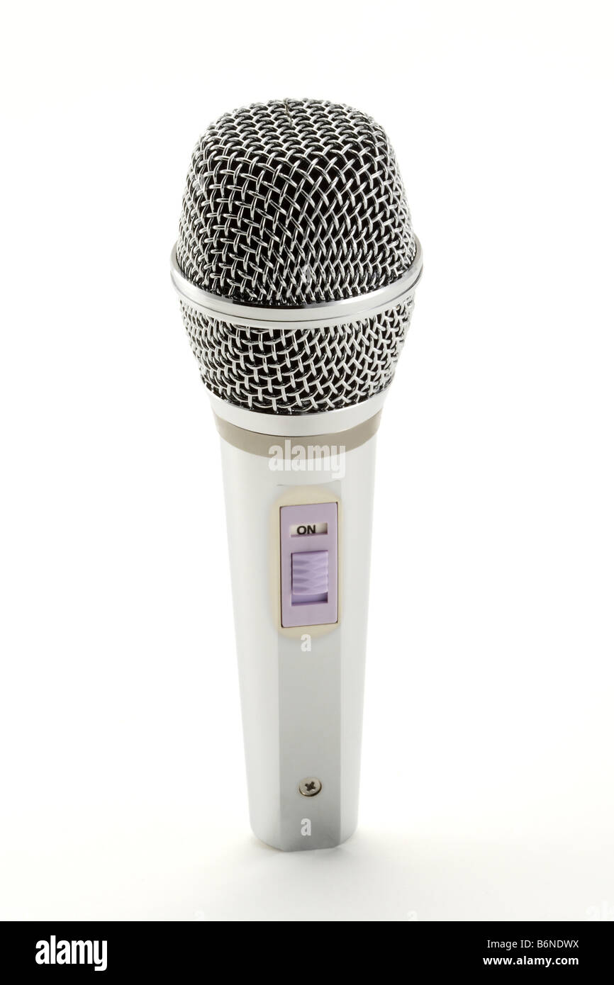 Microphone close up Stock Photo - Alamy