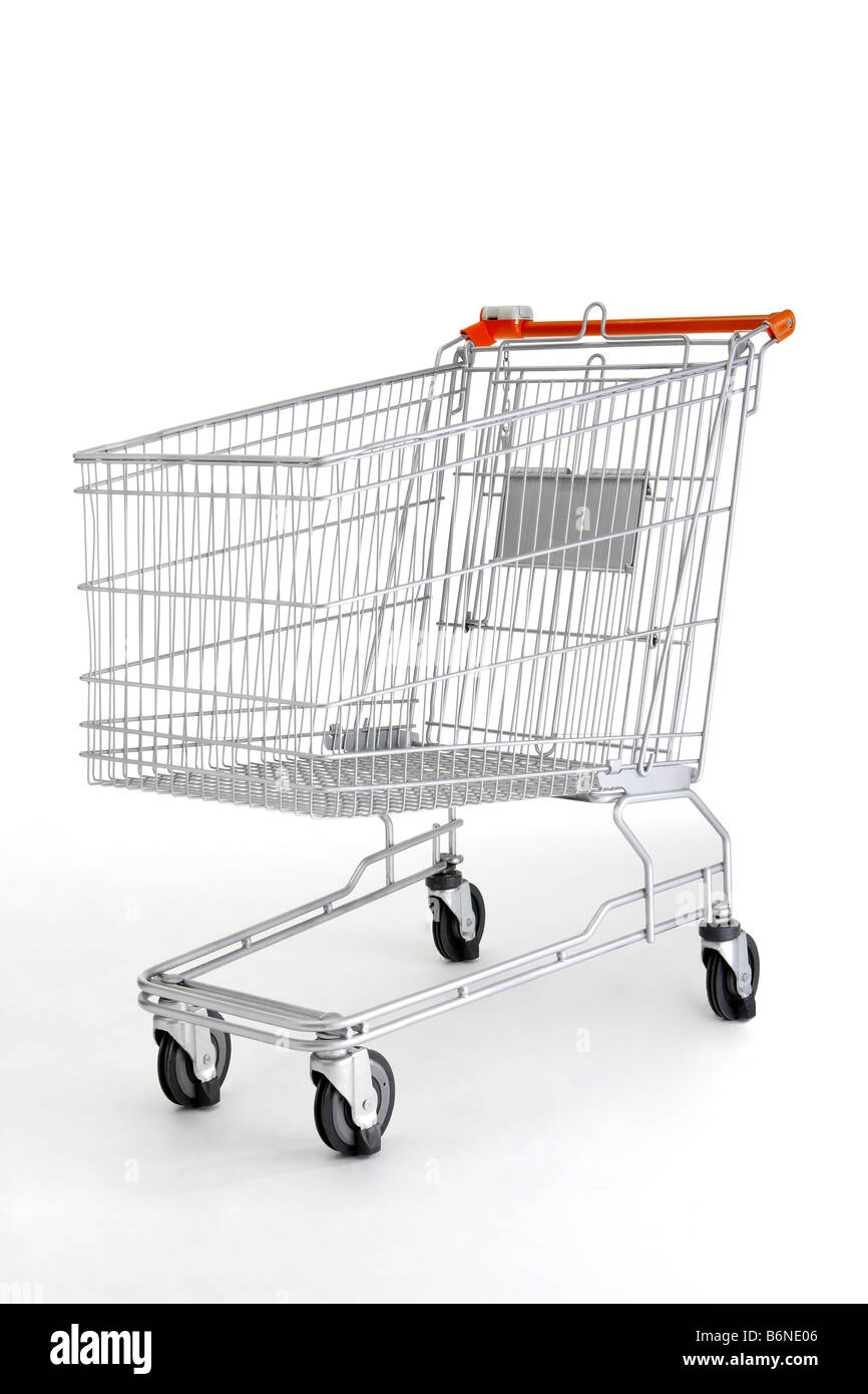 Shopping cart close up Stock Photo - Alamy
