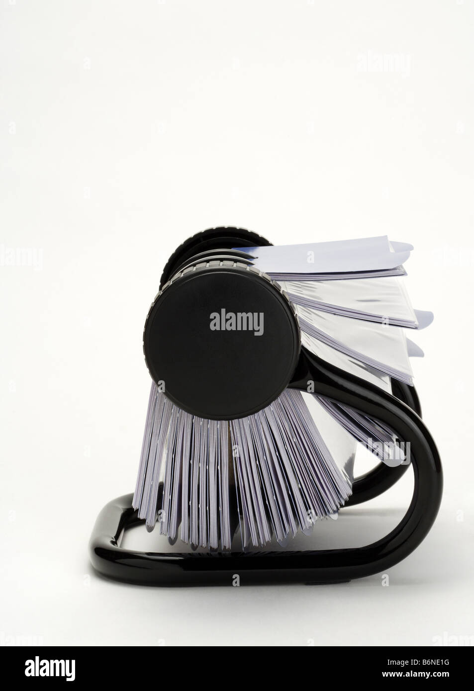 Rotary file side view close up Stock Photo - Alamy