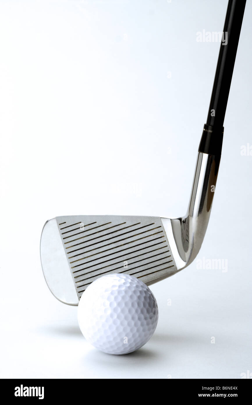 Golf ball and golf club Stock Photo - Alamy