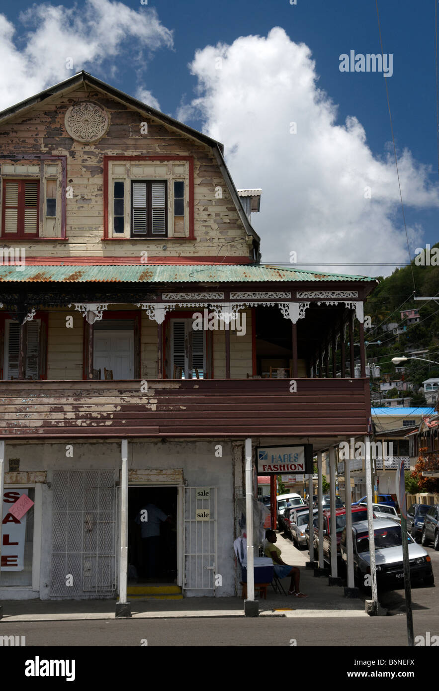 Castries st lucia street scene hi-res stock photography and images - Alamy