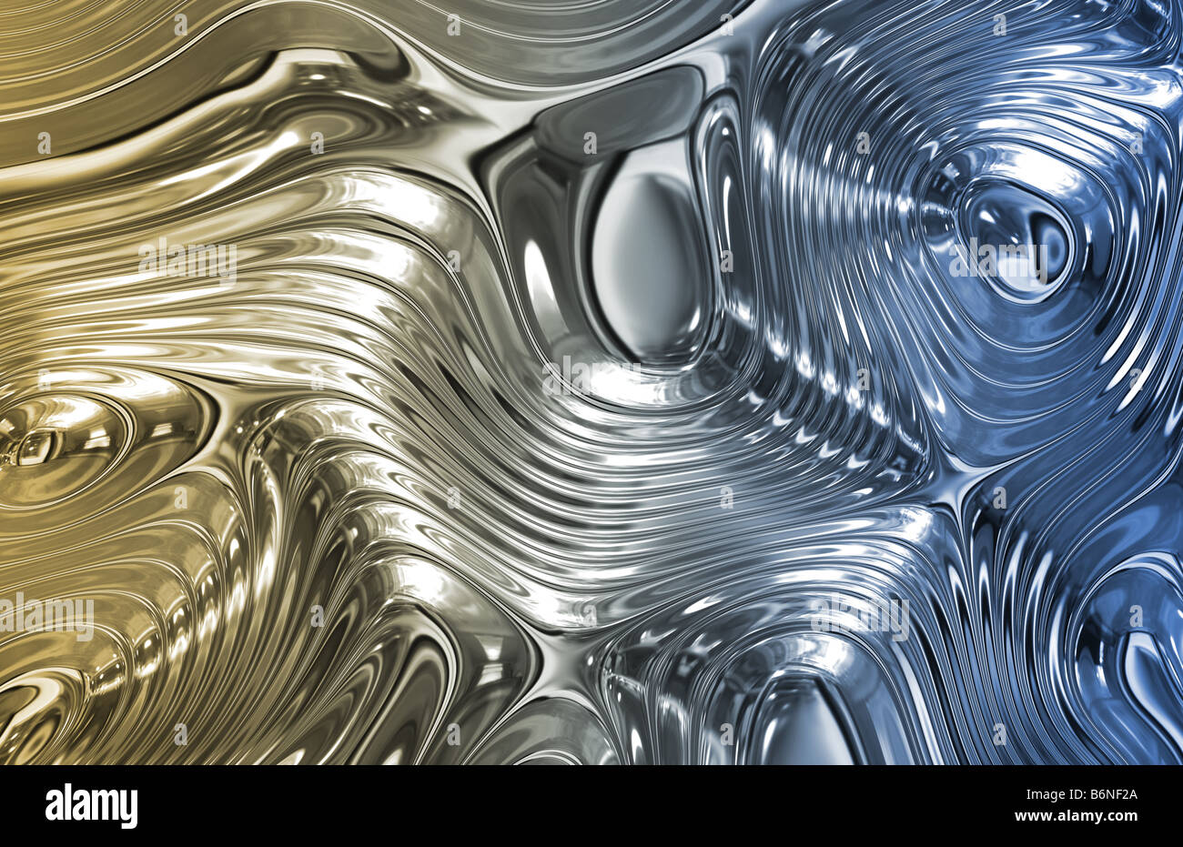 Gold Liquid Metal Clean Ripple Texture Background Stock Photo - Alamy