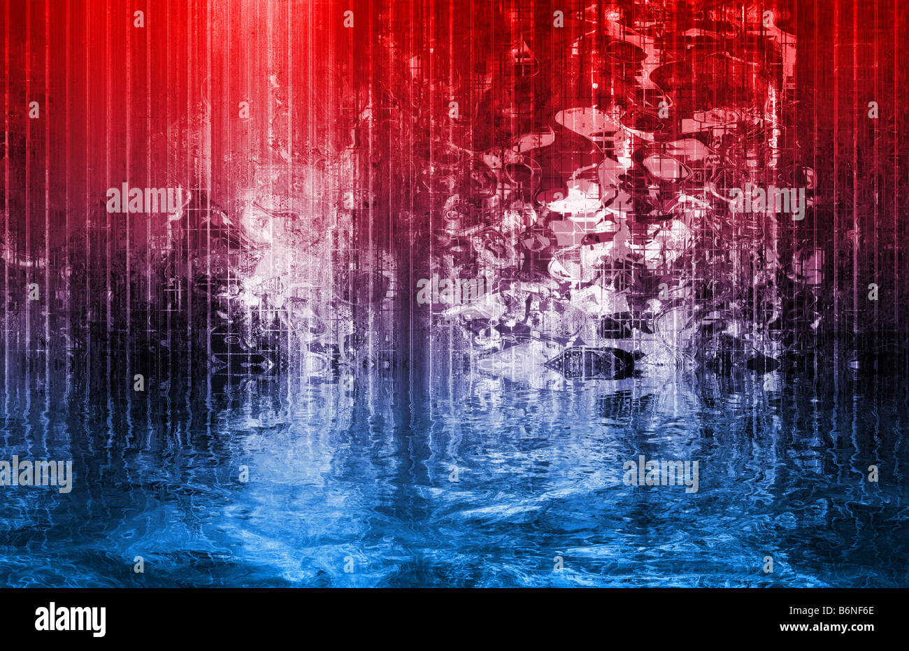 Hot to Cold Abstract Background Art Illustration Stock Photo - Alamy