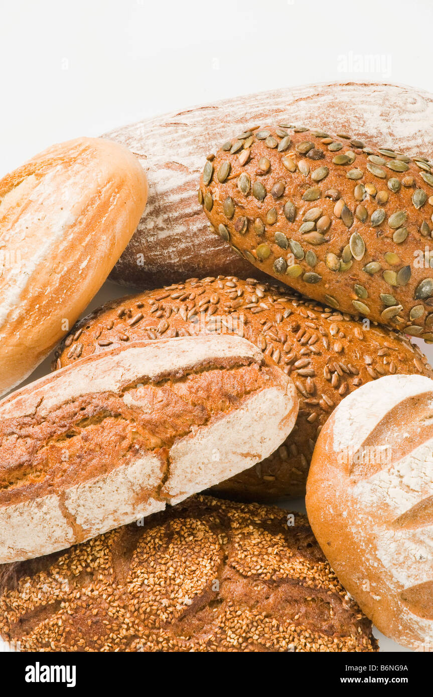 Different loaves fresh bread hi-res stock photography and images - Alamy