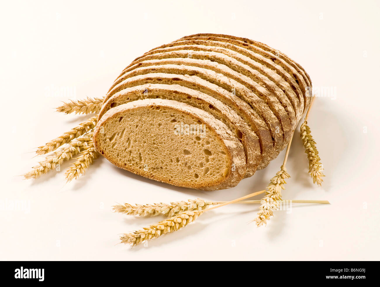 Sliced loaf of bread Stock Photo - Alamy