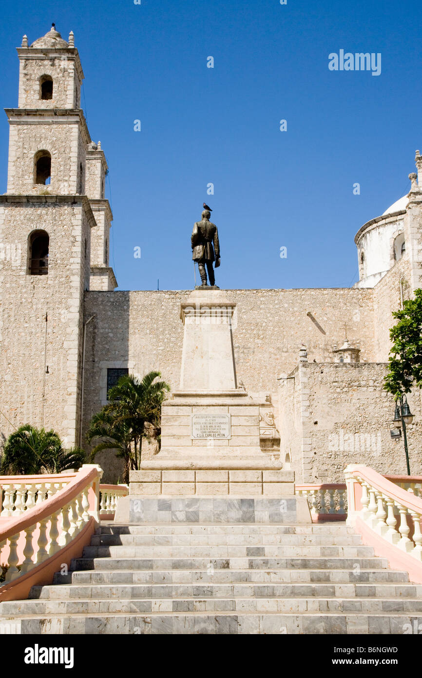 Church Merida Yucatan Mexico Stock Photo - Alamy