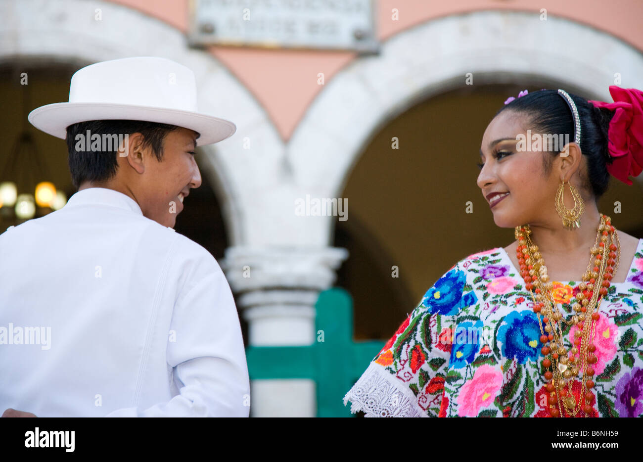 Traditional Mexican Folk Dancing display Merida Yucatan Mexico Stock ...
