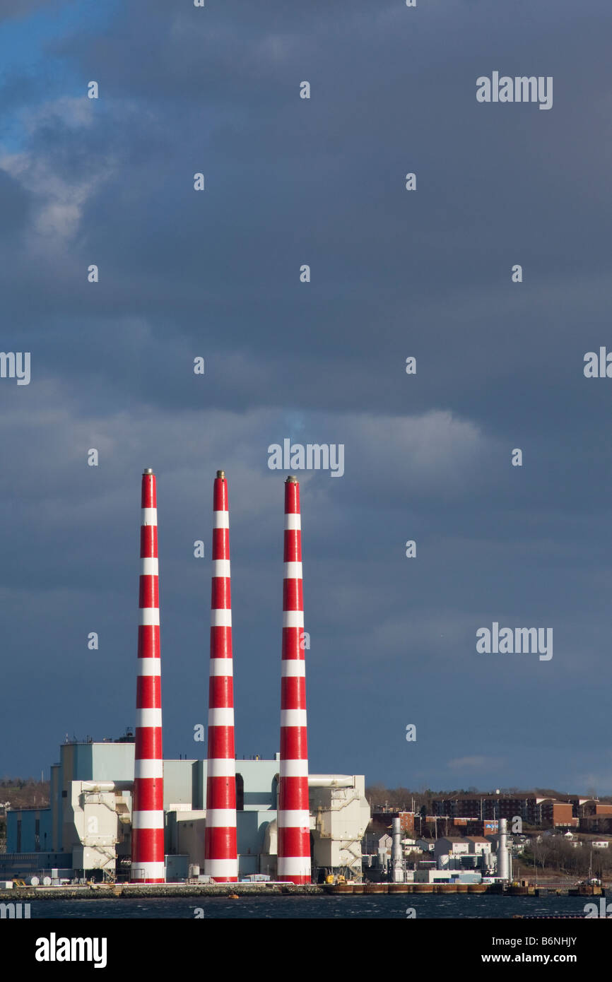 Nova scotia power smokestacks halifax hi-res stock photography and ...