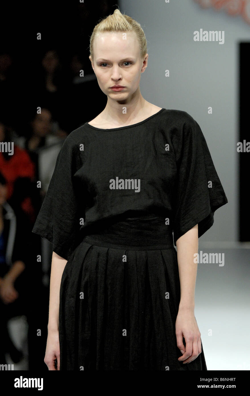 Female model wearing garments by Alpha60 at Melbourne Spring Fashion ...