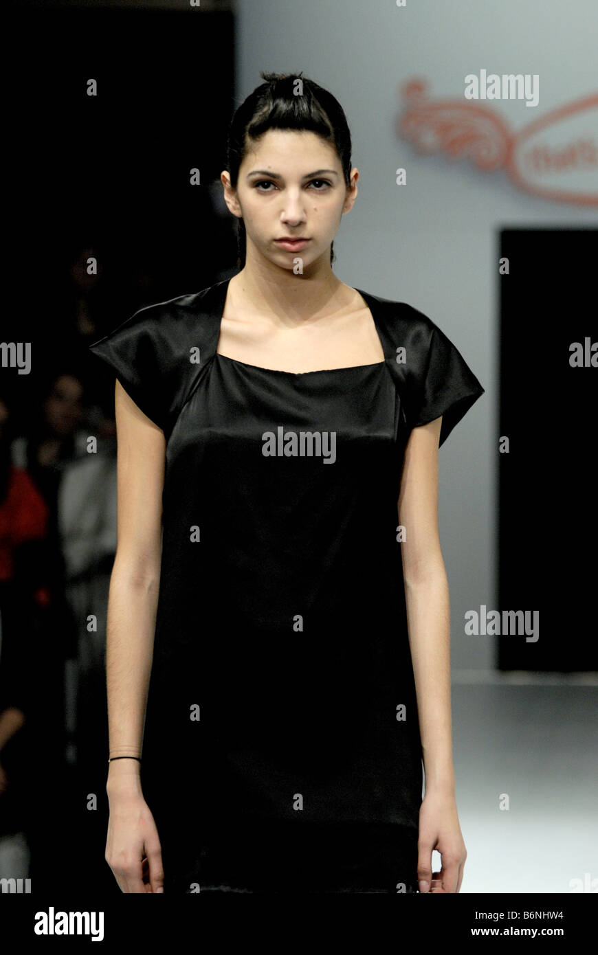 Female model wearing garments by Alpha60 at Melbourne Spring Fashion ...