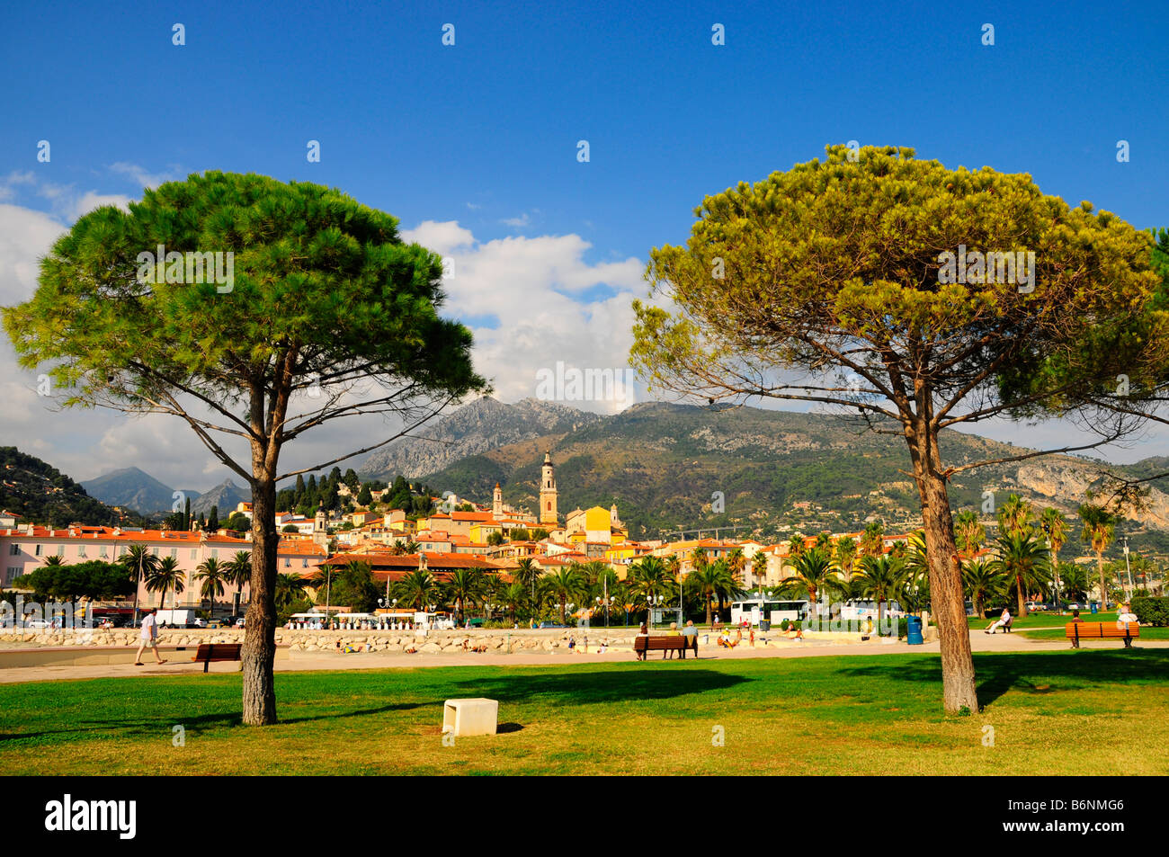 Menton, Provence Cote d'Azur, French Riviera, France Stock Photo - Alamy