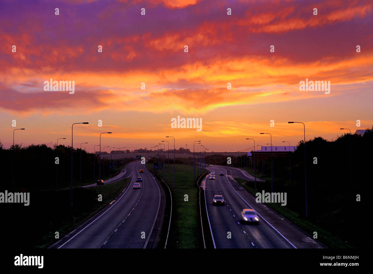 Driving sunset uk hi-res stock photography and images - Alamy