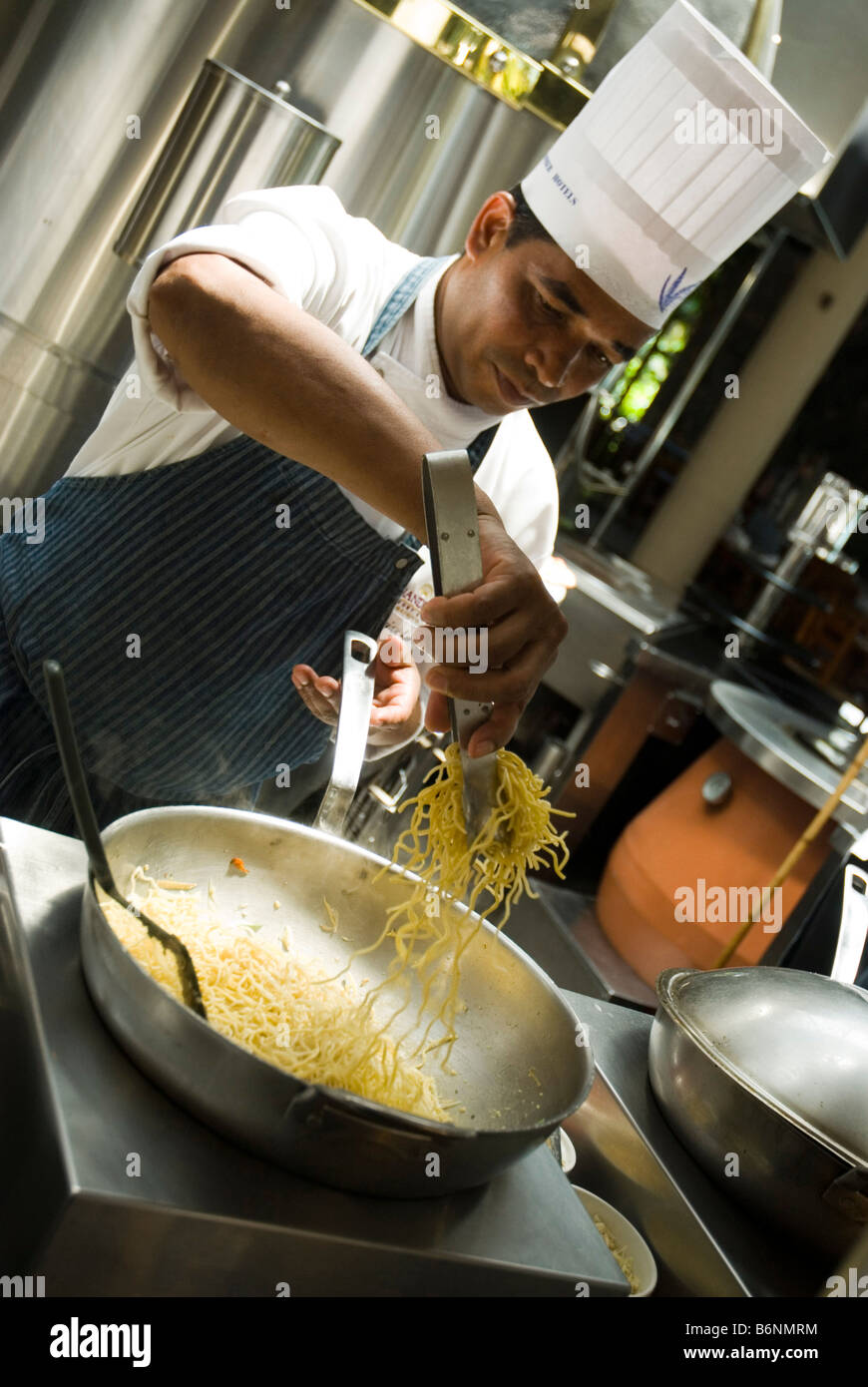 Buffet Hotel Shandrani in Blue Bay MAURITIUS ISLAND Stock Photo - Alamy
