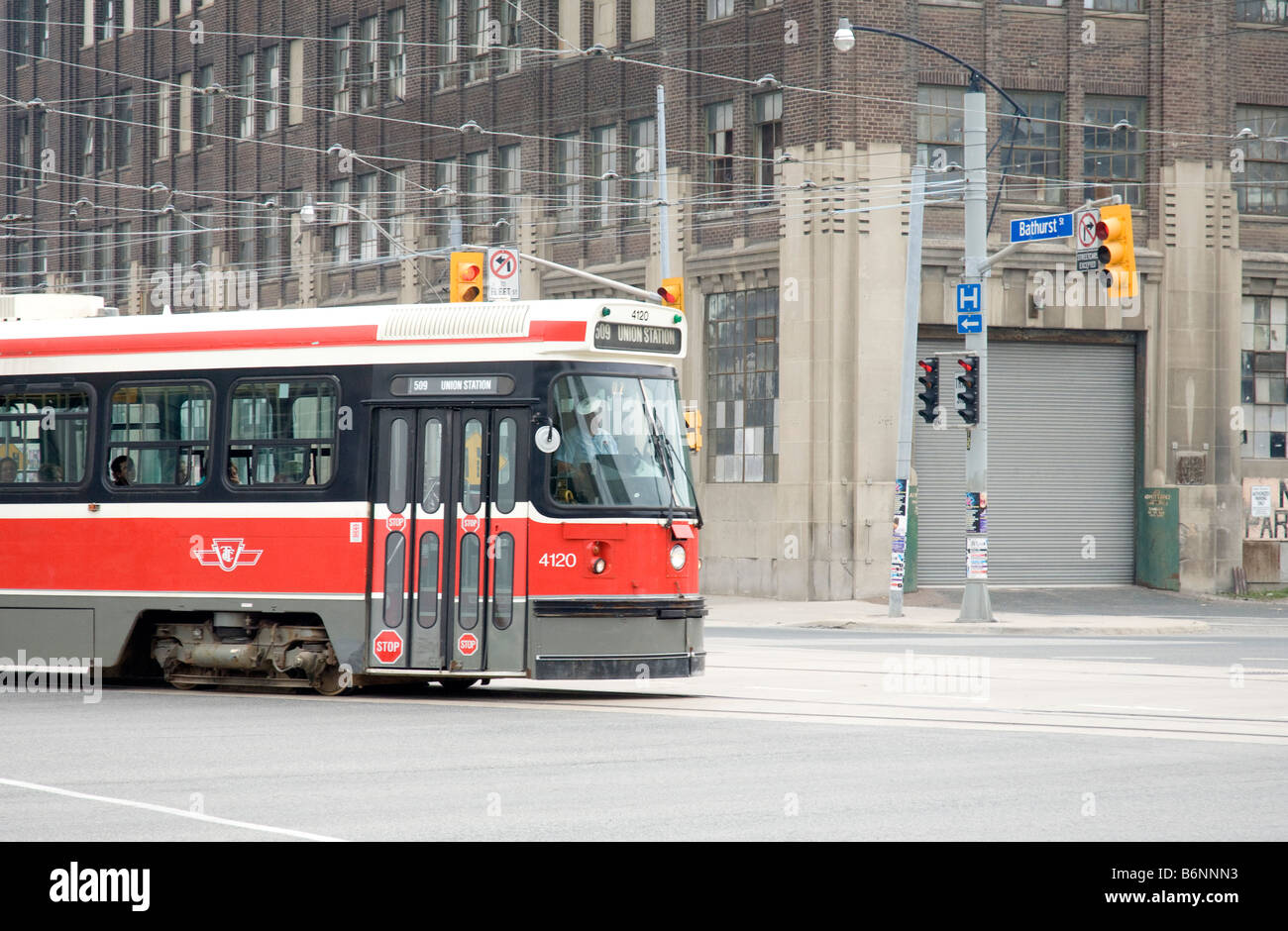 tram in toronto ontario canada Stock Photo - Alamy