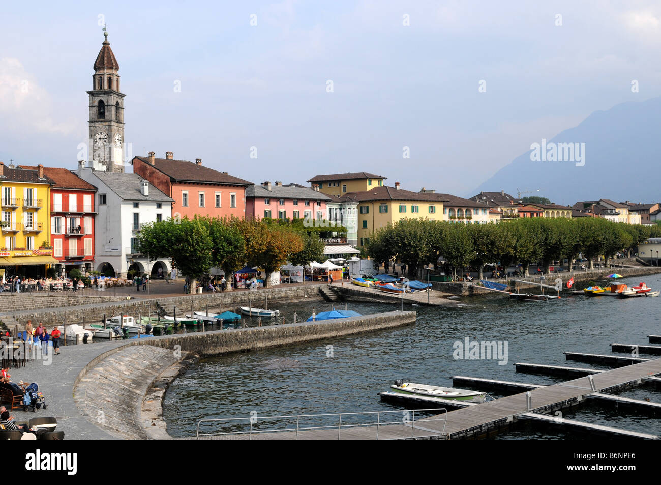 Ascona Boardwalk Stock Photos & Ascona Boardwalk Stock Images - Alamy
