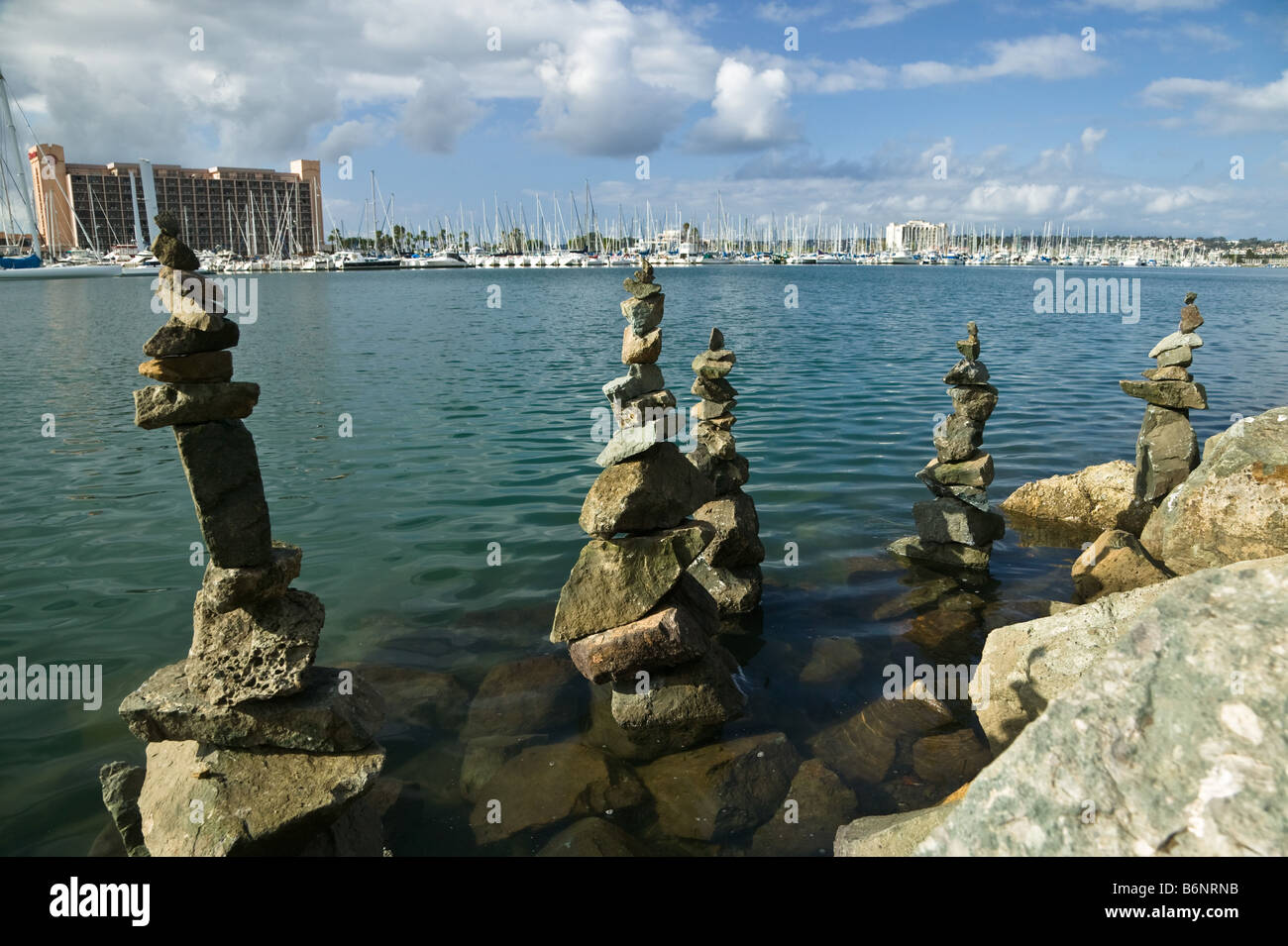 Stacks of balanced rocks Stock Photo - Alamy