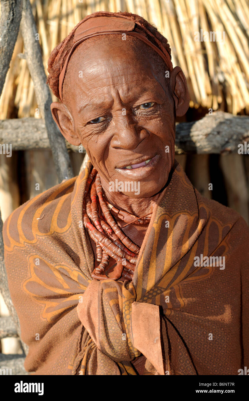 Opuwo elderly himba woman head hi-res stock photography and images - Alamy