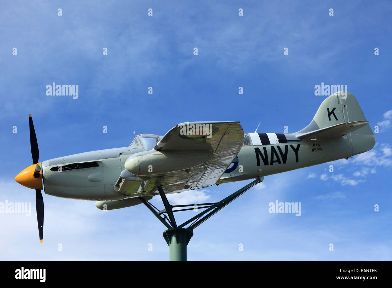 Fairey Firefly navy aircraft static road sign display,Griffith,New ...