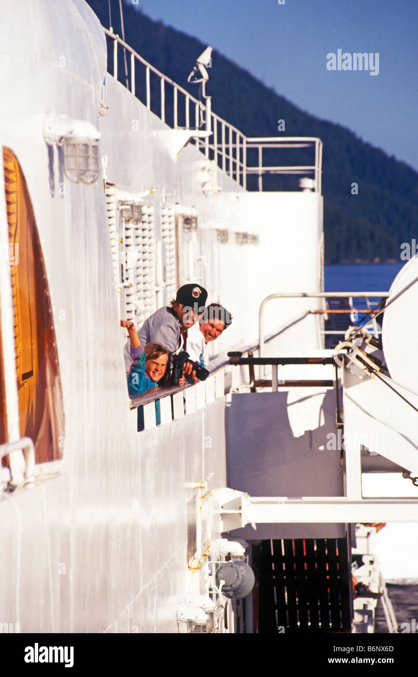 Young women on deck of bc ferry ferry deck hi-res stock photography and ...