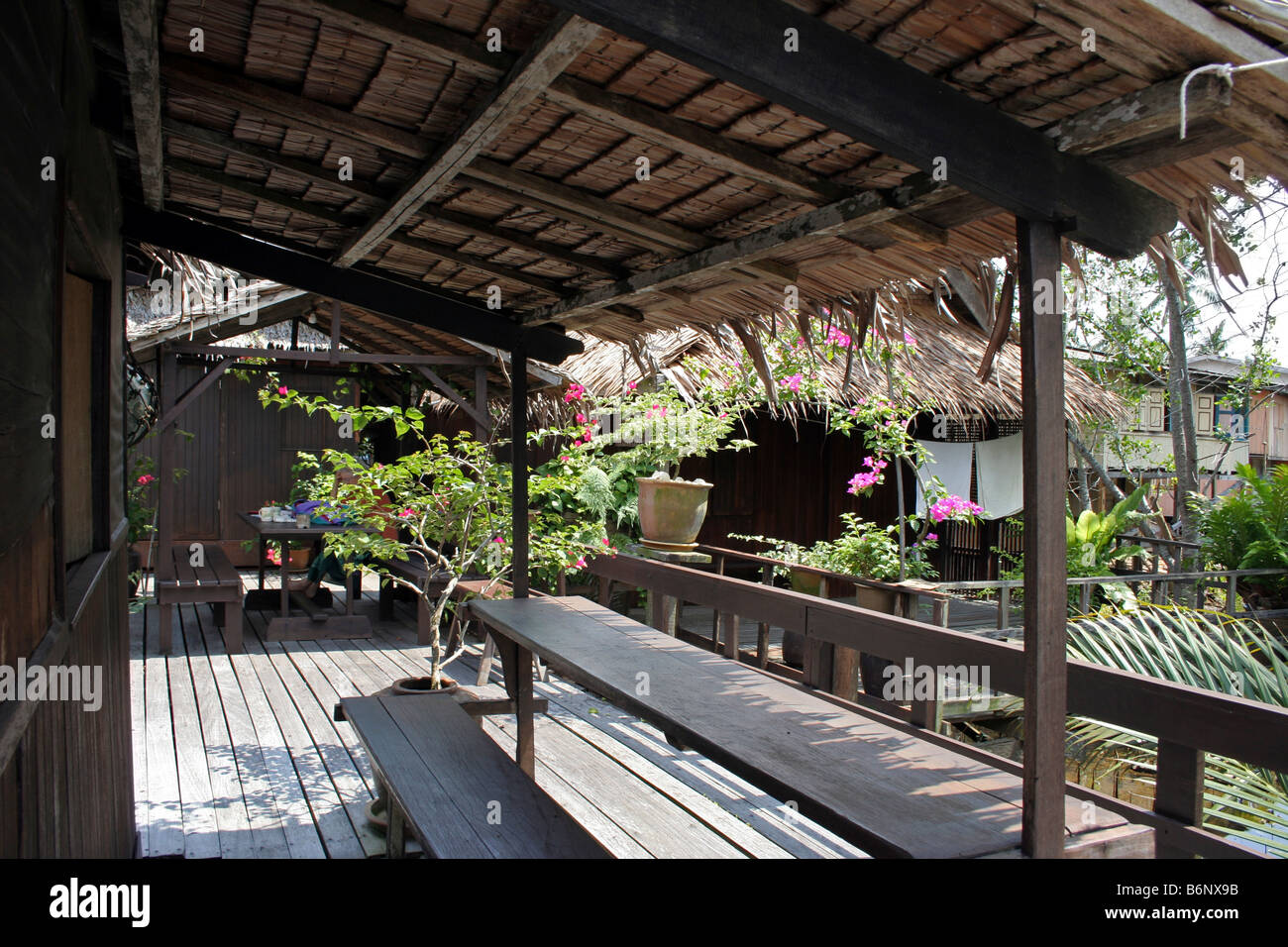Roof Traditional Wooden Malay House High Resolution Stock Photography ...
