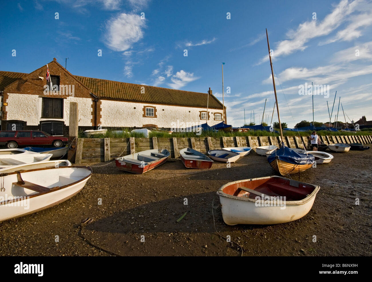 Burnham Overy Staithe Stock Photo - Alamy