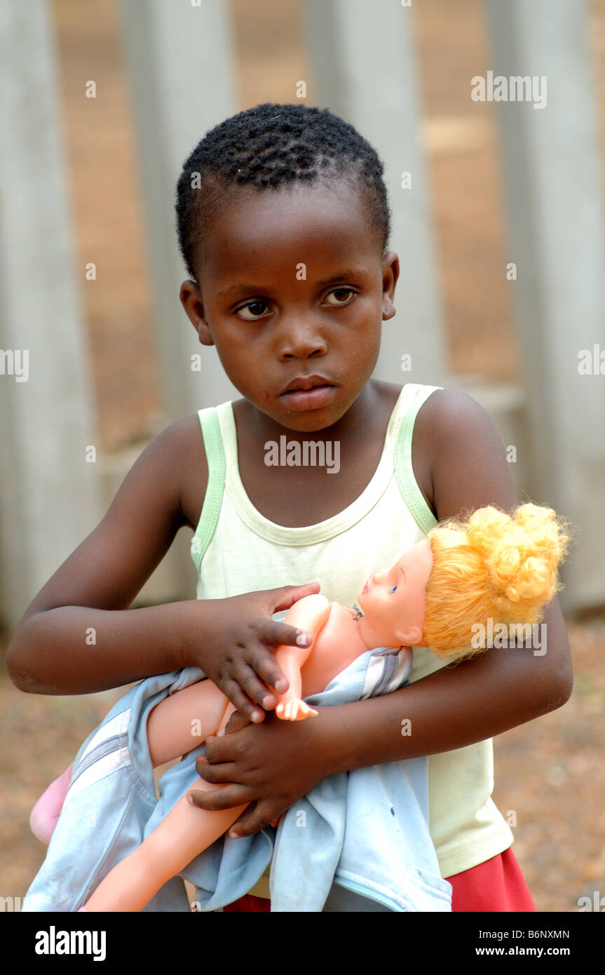 girl at Lulekani township olifants river south africa Stock Photo - Alamy