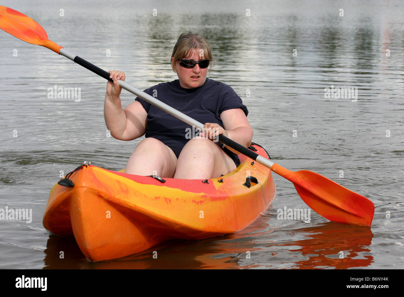 Overweight plump mature woman hi-res stock photography and images - Alamy