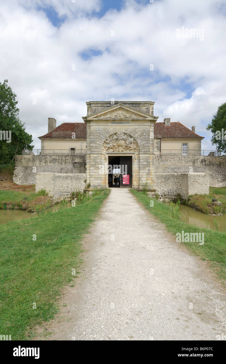 Cussac France Fort Médoc built on the banks of the Gironde estuary ...
