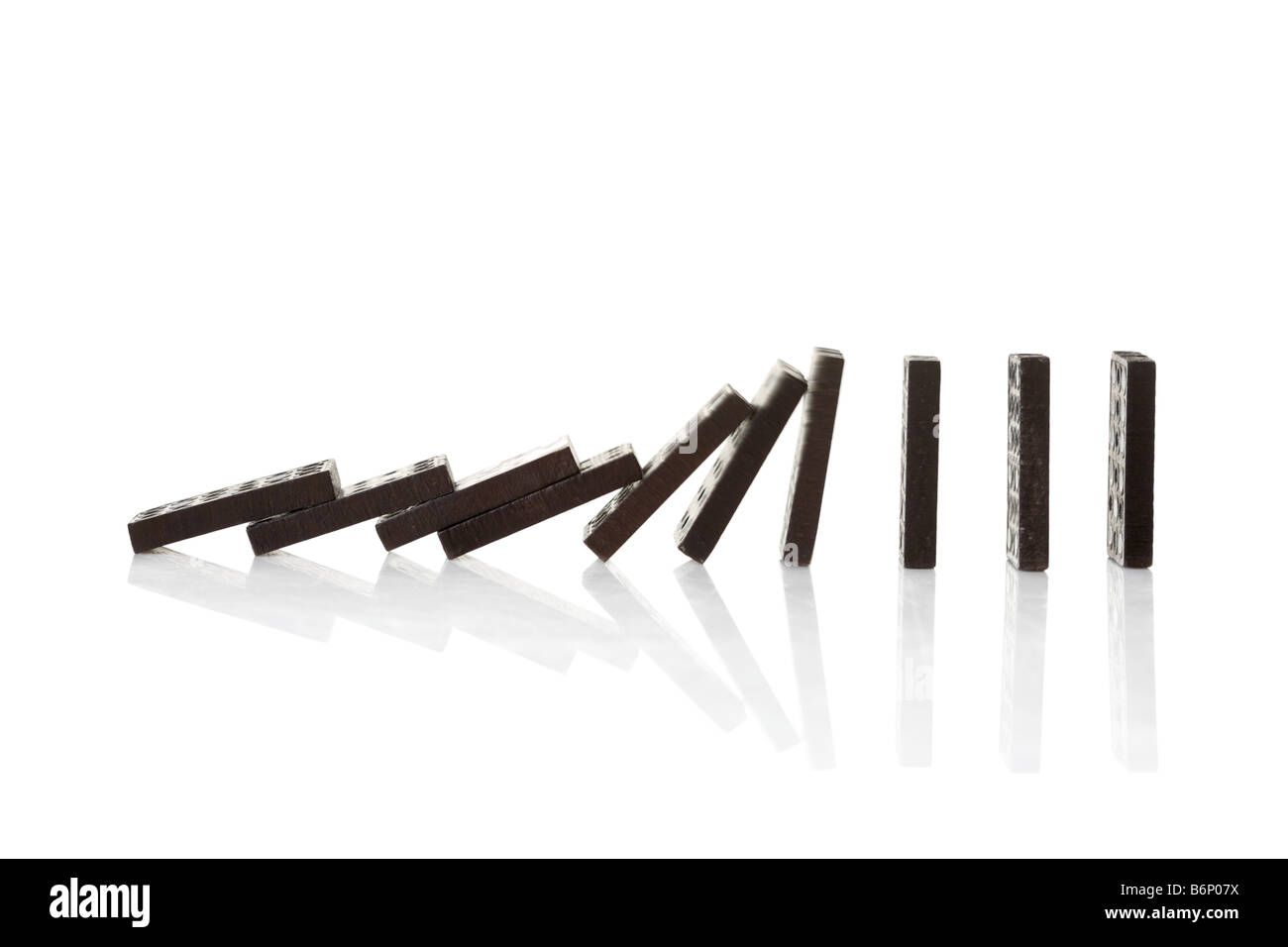 Toppling blocks Cut Out Stock Images & Pictures - Alamy