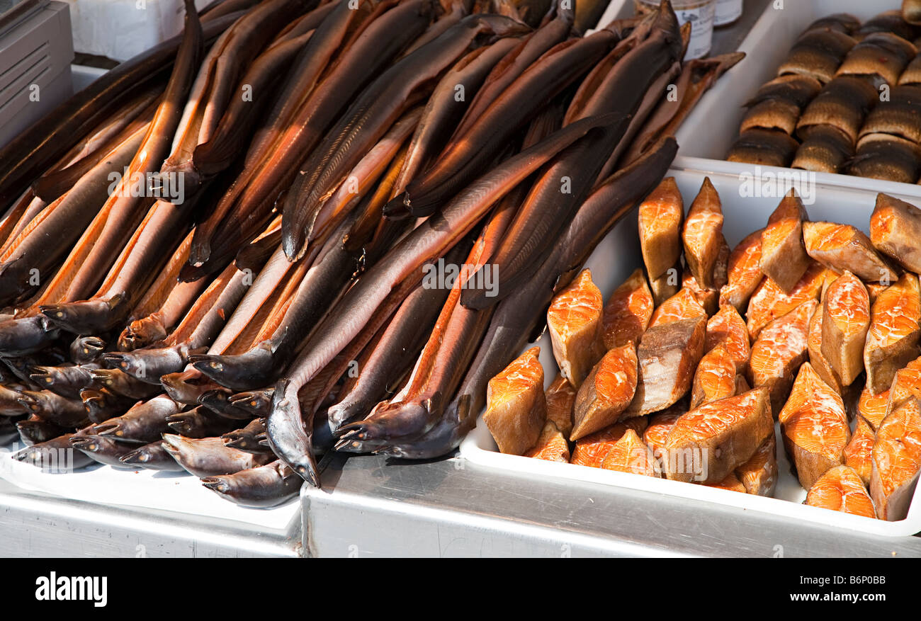 Smoked eel hi-res stock photography and images - Alamy
