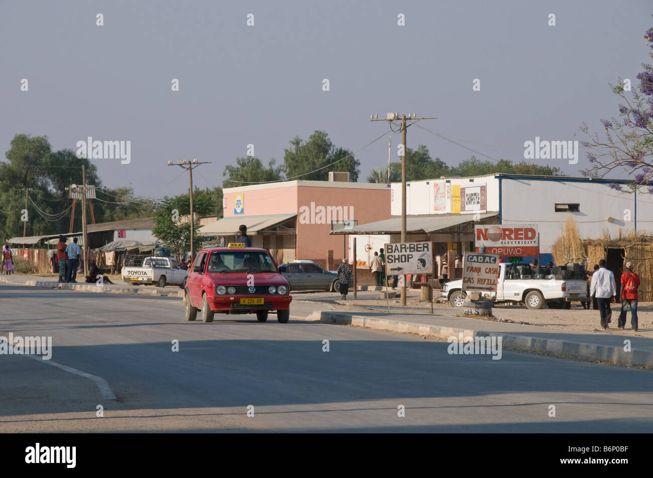 Opuwo, Town Centre, Northern Namibia, SW Africa Stock Photo - Alamy